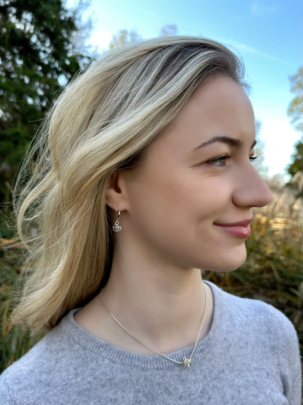 Sm. Sculpture Pendant Necklace – Lucile Martin Jewelry
